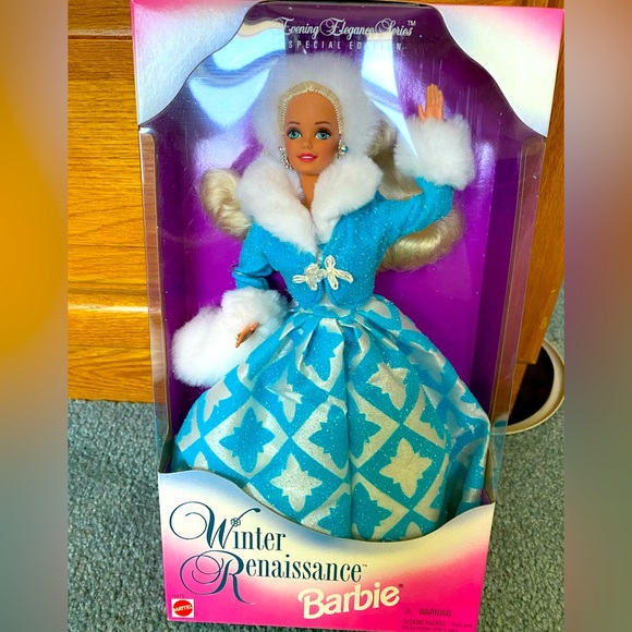Barbie | Other | Winter Renaissance Barbie Nwt | Poshmark